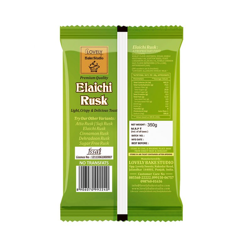 Garlic Rusk (200 gms) – Lovely Bake Studio