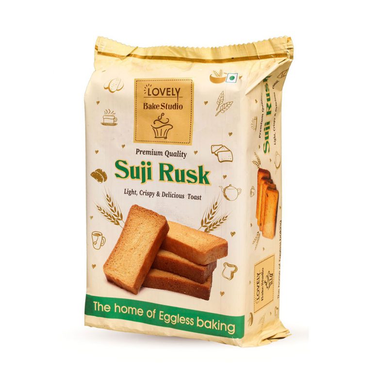 Atta Rusk (350 gms) – Lovely Bake Studio